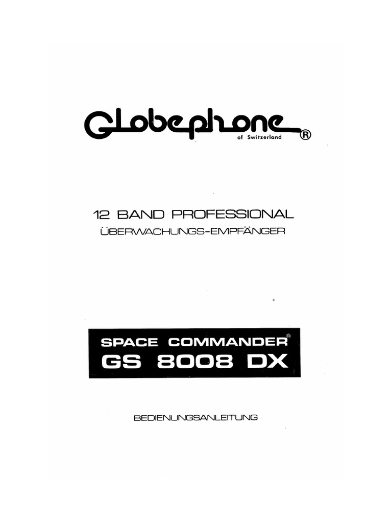 Globephone gs8008dx Bedien | PDF