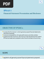 Ipsas 1 - Presentation of and Financial Statments | PDF