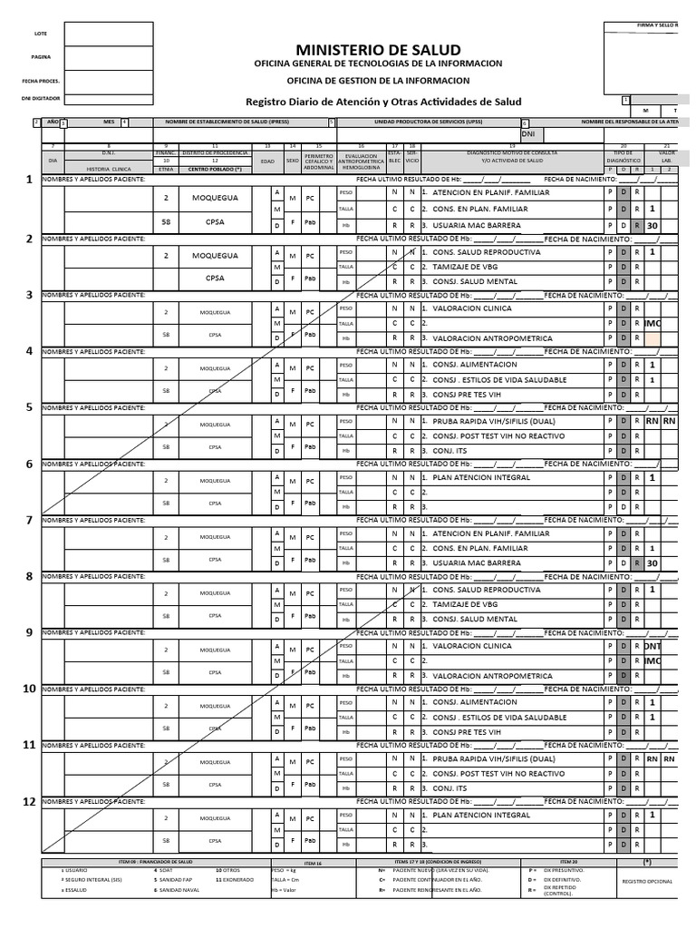 HIS ADULTO | PDF | Cuidado de la salud | Medicina