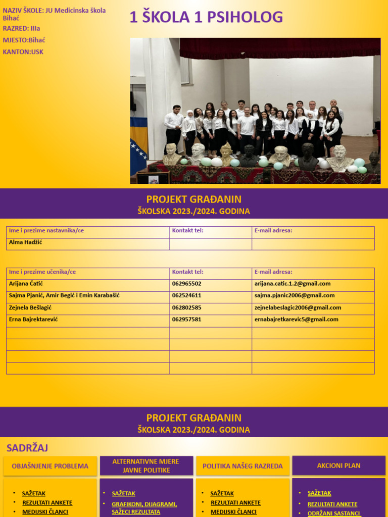 Prezentacija Obrazac 1 | PDF