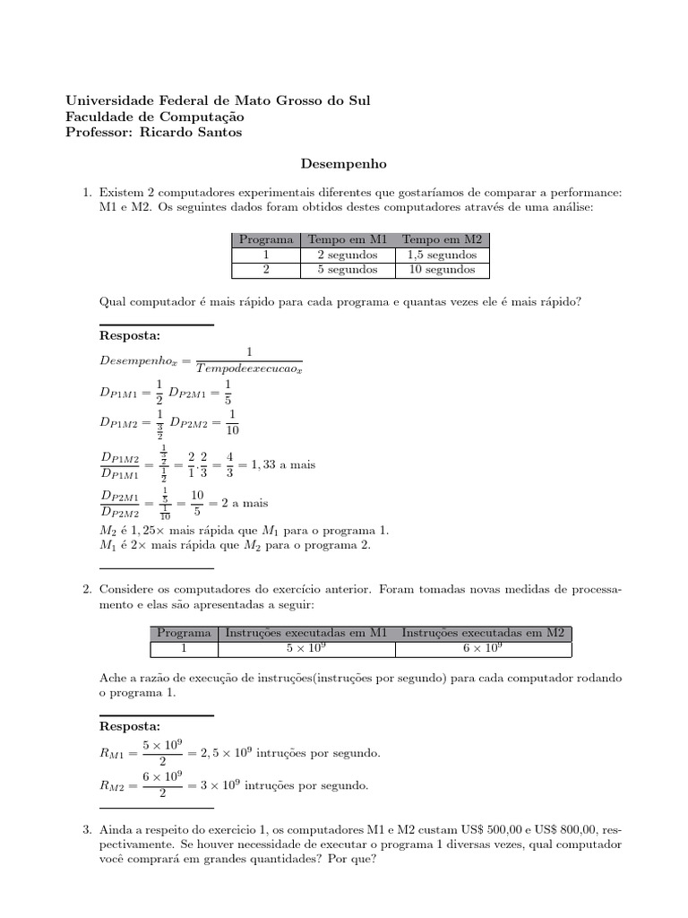 Computer Architecture II | PDF | Cache (informática) | Unidade central de processamento