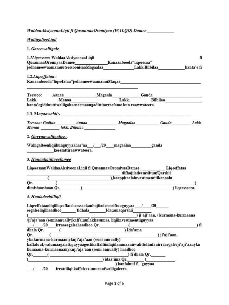 MSE Agrement Format | PDF