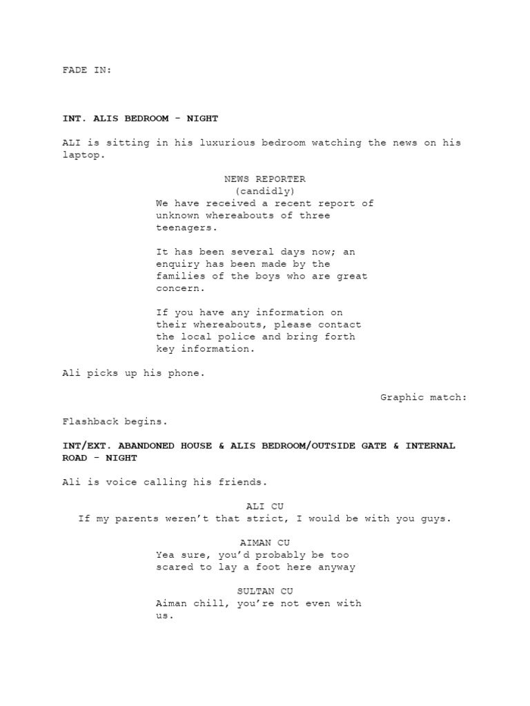 media final script | PDF