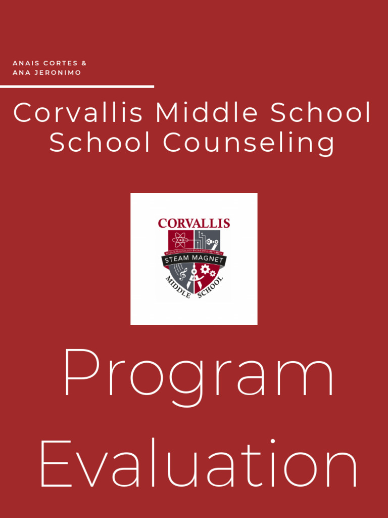 Program Eval 1 | PDF | School Counselor | Evaluation