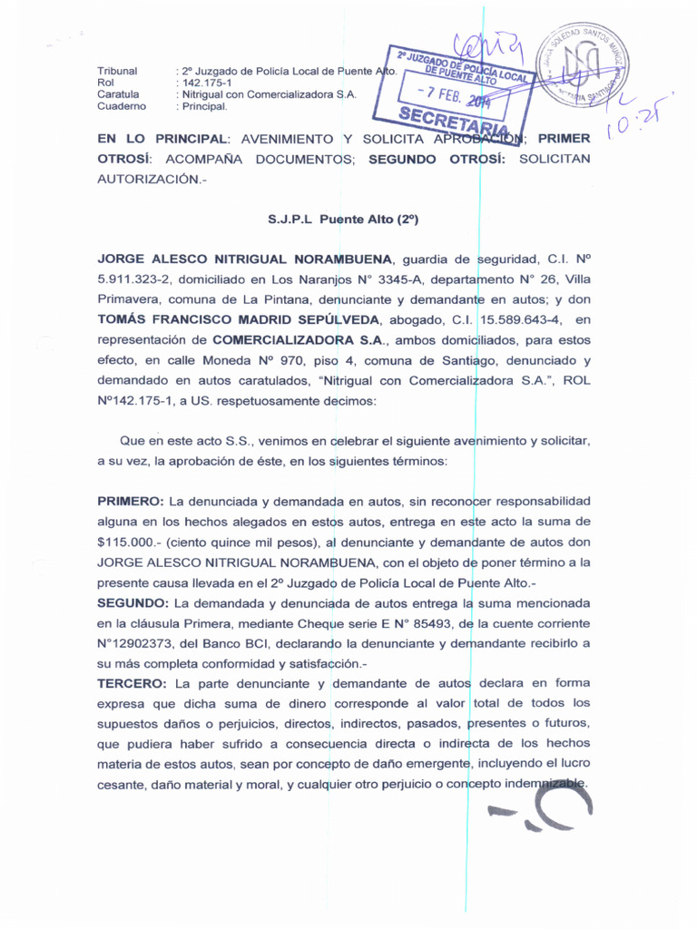 Caso de Avenimiento 2 | PDF | Política | Derecho