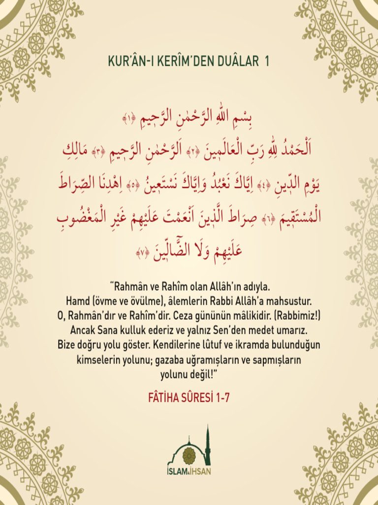 Kuranda Gecen Dualar | PDF