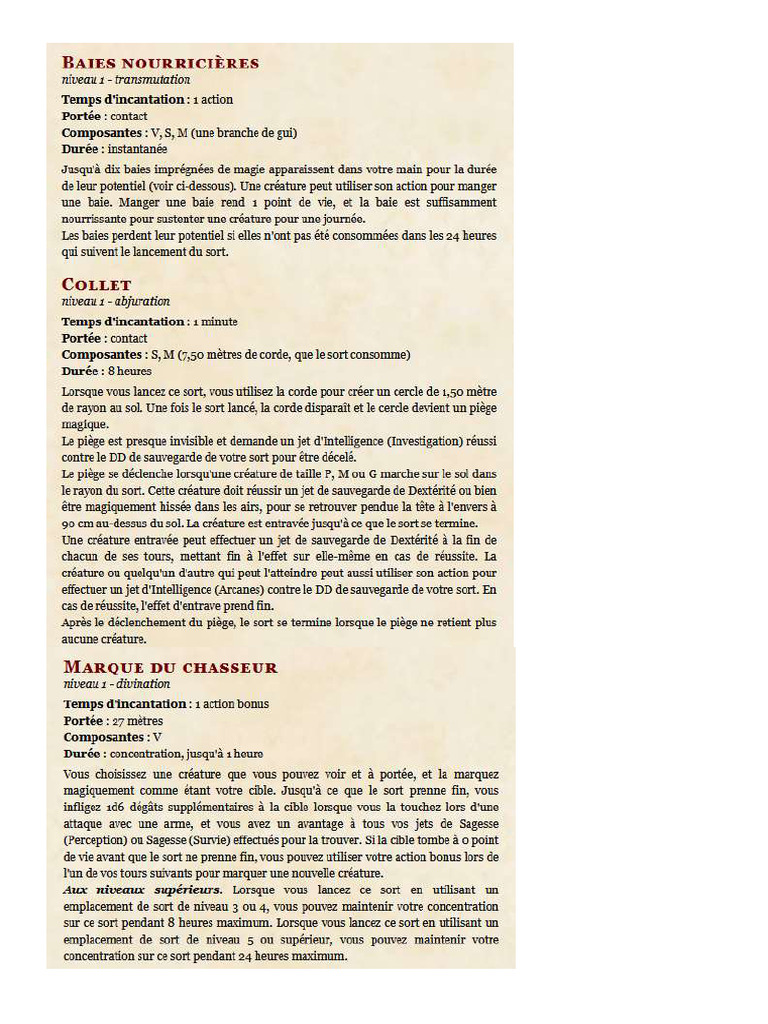 Sorts Rodeur | PDF