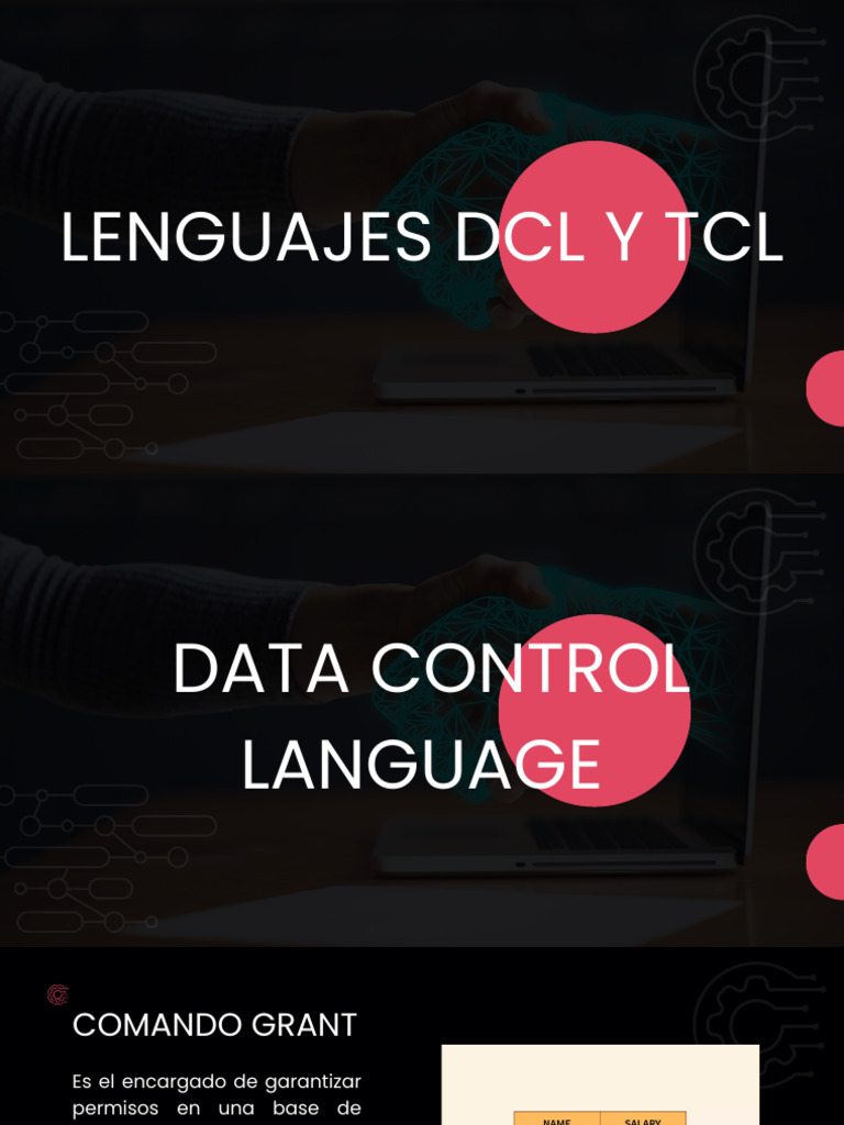 Lenguajes DCL y TCL | PDF