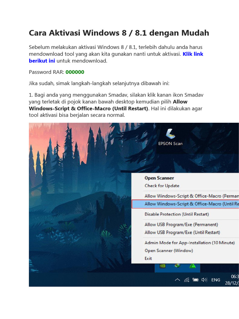 Cara Aktivasi Windows 8 | PDF