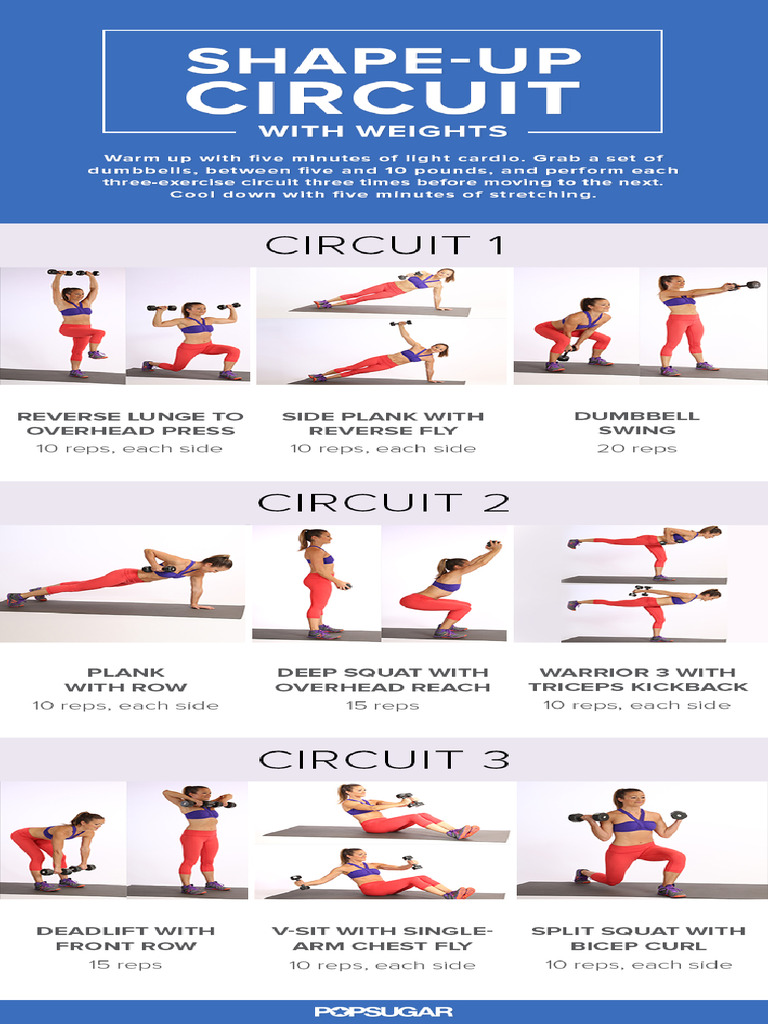 ShapeUpCircuit Workou | PDF