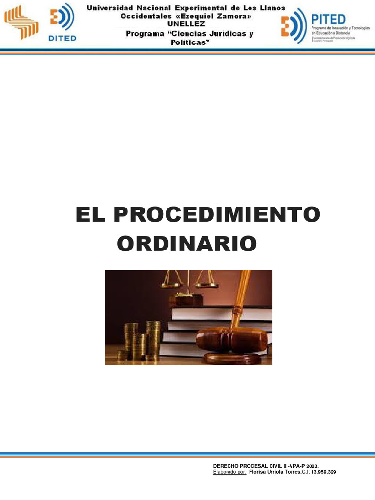 Modulo I - Florisa Urriola Torres | PDF | Demanda judicial | Sentencia (ley)