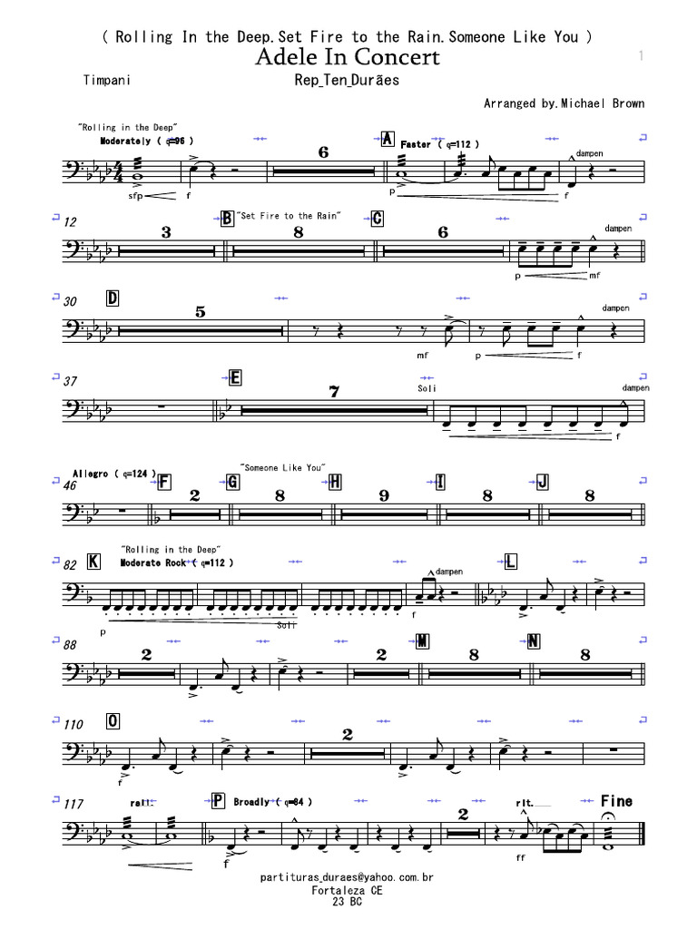 Adele in Concert - TÍMPANO | PDF