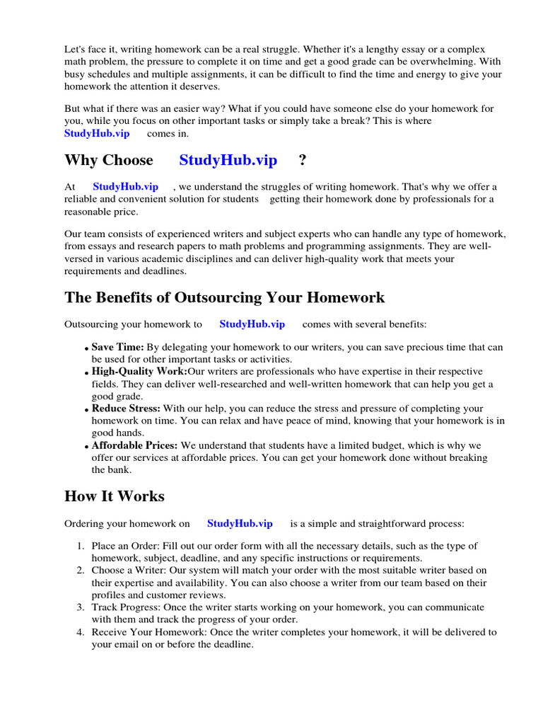 Doing Someones Homework For Money | PDF | Homework