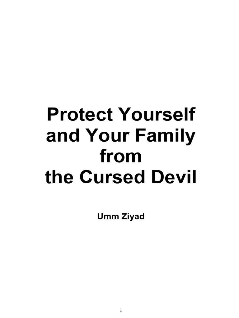 Protect From Devil | PDF | Abrahamic Religions | Islamic Belief And ...