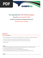 MD 102 Questions | PDF | Application Software | Software