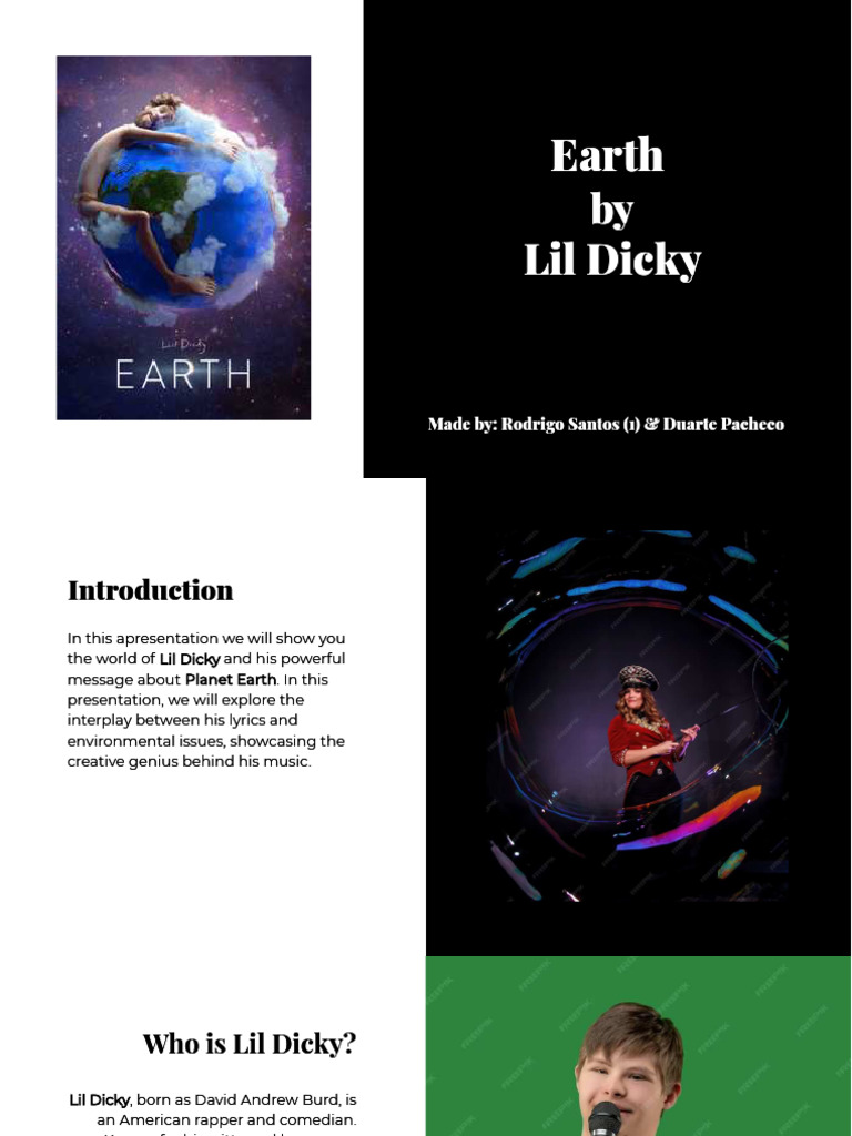 Wepik Planet Earth Unraveling The Lyrics of Lil Dickyampampamp039s ...