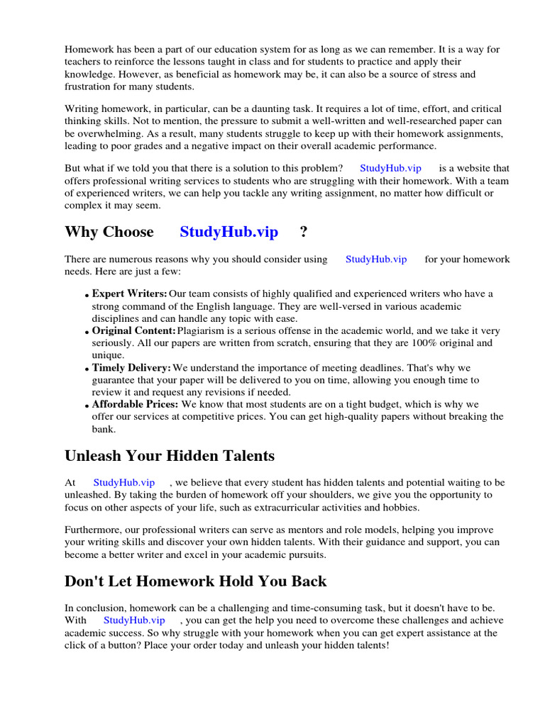 Homework and Hidden Talents Air Date | PDF | Homework