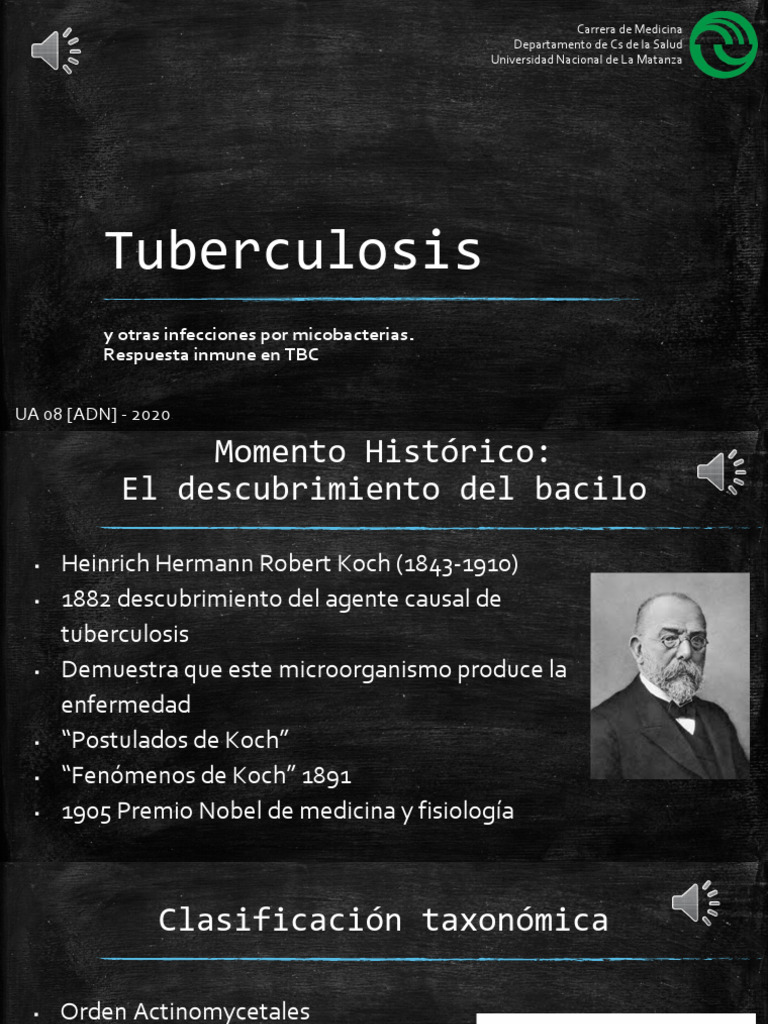 Presentacion TBC 30 | PDF | Tuberculosis | Mycobacterium