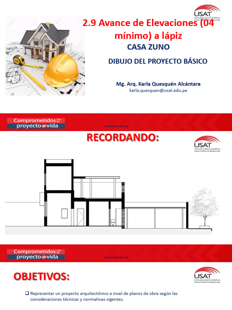 Clase 09. - Elevaciones - Elementos | Descargar gratis PDF | Dibujo