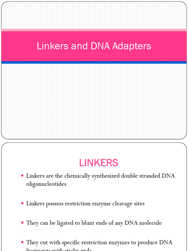 Linkersand DNAAdapters | PDF | Molecular Cloning | Dna