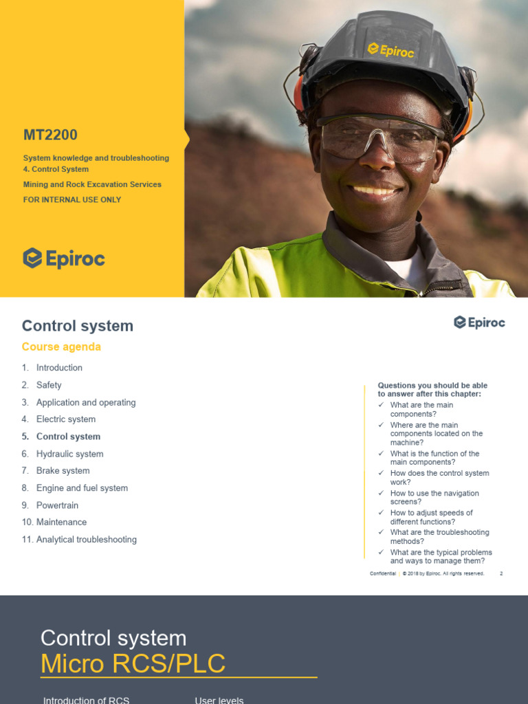 05 Control System - MT2200 - en | PDF | Troubleshooting | Computing