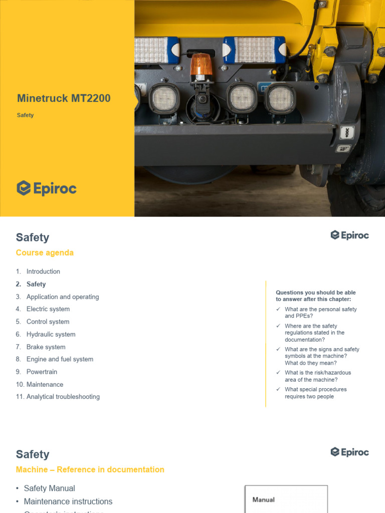 02 Safety - MT2200 - en | PDF | Personal Protective Equipment | Hazards