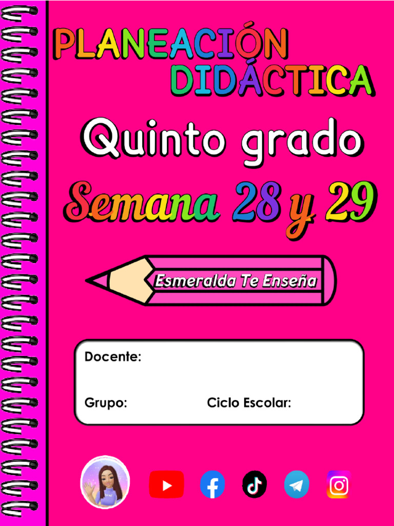 ? 5° S28-S29 - PLANEACIÓN DIDÁCTICA ? Esmeralda Te Enseña ? | PDF | Evaluación | Sustracción