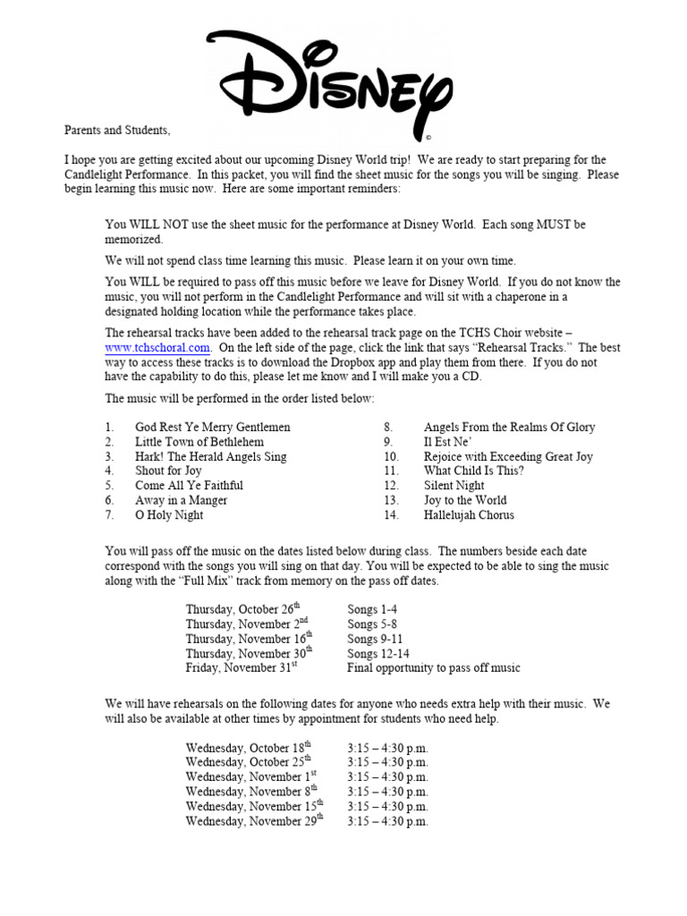 Complete Packet of Disney Music To Print 1718 PDF | PDF