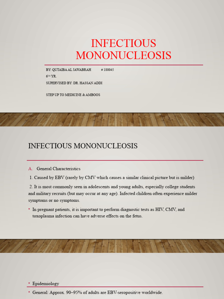 Infectious Mononucleosis QSH | PDF | Medicine | Immunology
