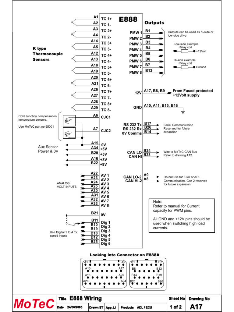 E888 - Wiring Diagram | PDF
