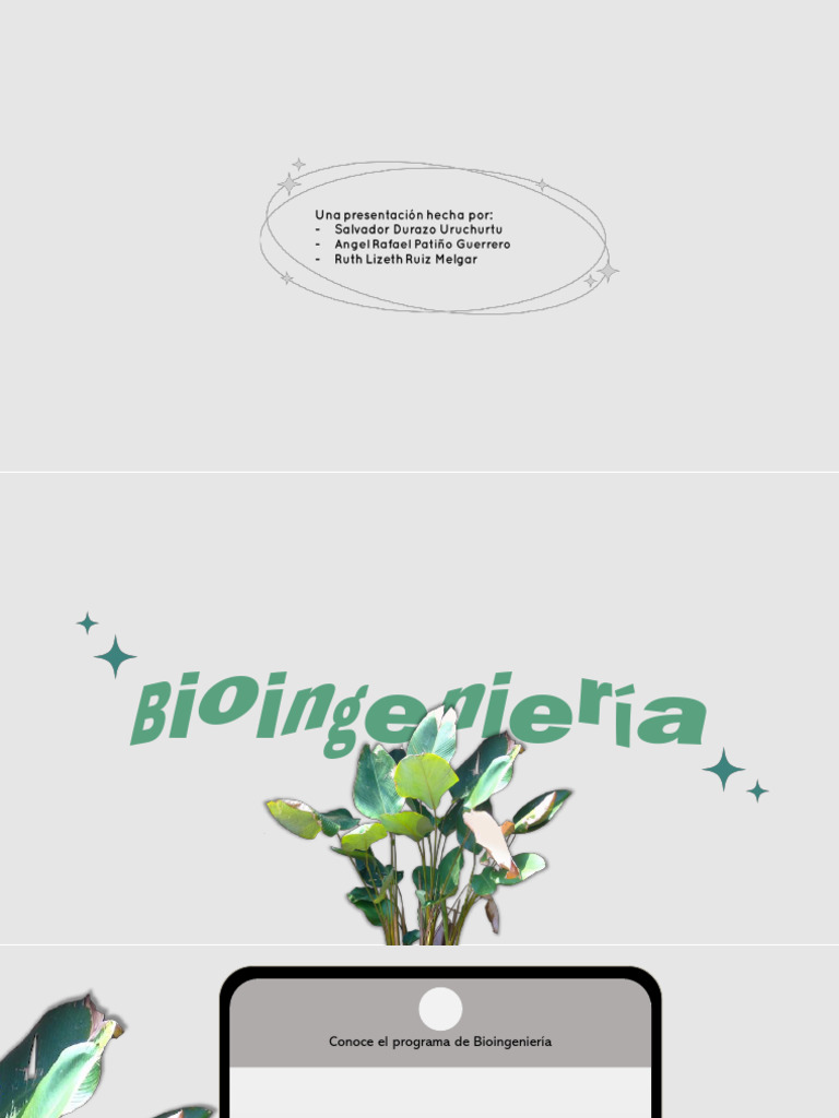 Bioingeniería Int | PDF | Ingeniería biológica | Science