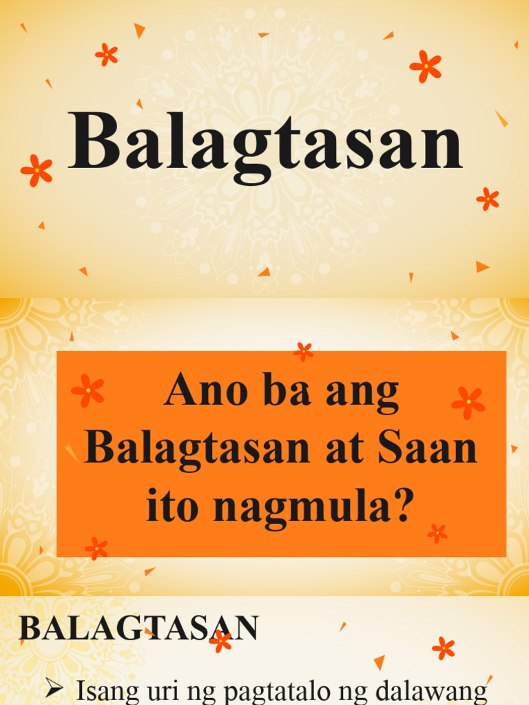 BALAGTASAN | PDF