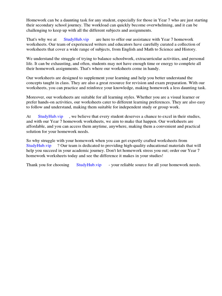 Year 7 Homework Worksheets | PDF | Worksheet | Mathematics