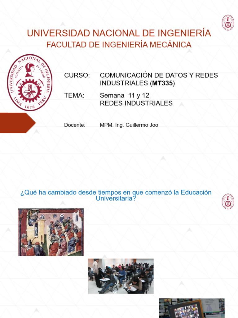 MT335 20201 Sem11 | PDF | Red de computadoras | Hardware de la computadora