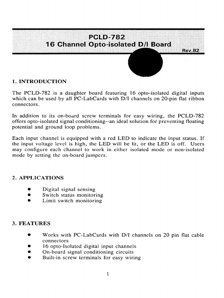 PCLD 782 | PDF
