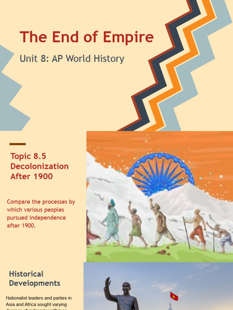 Unit 8 - End of Empire (Decolonization) | PDF | Apartheid | Mahatma Gandhi