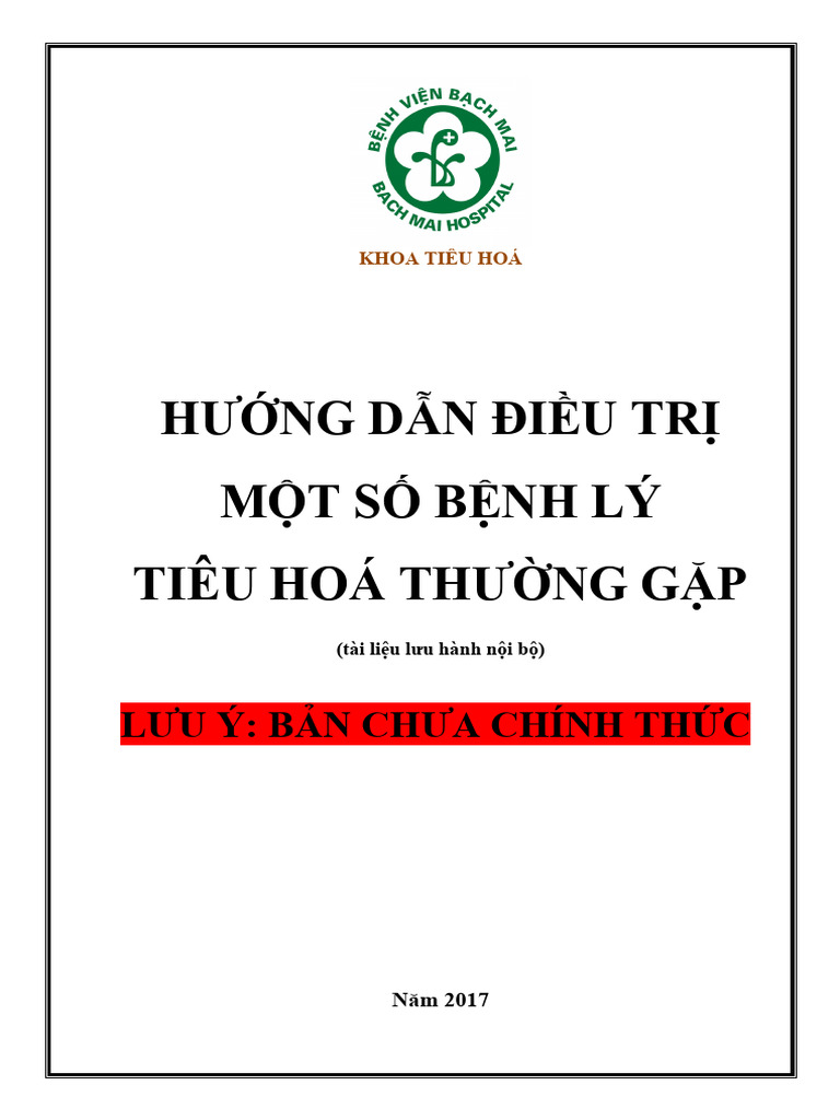 Huong Dan Dieu Tri Khoa Tieu Hoa 2017 Unlocked | PDF
