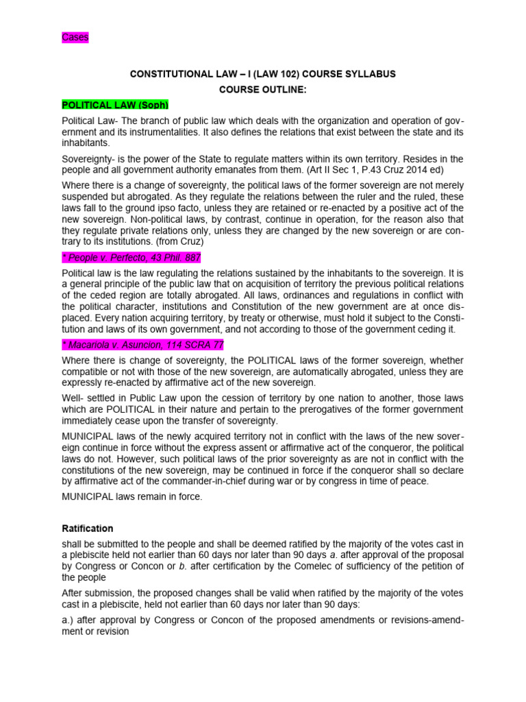 Consti 100 | PDF | Standing (Law) | Mootness