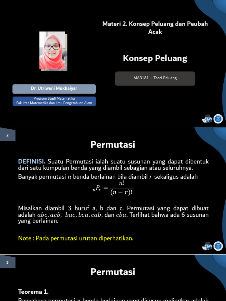 Konsep-Peluang-Peubah-Acak-dan-distribusi-peluang | PDF