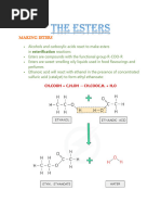 Esterification: Smells and Synthesis | PDF | Ester | Alcohol