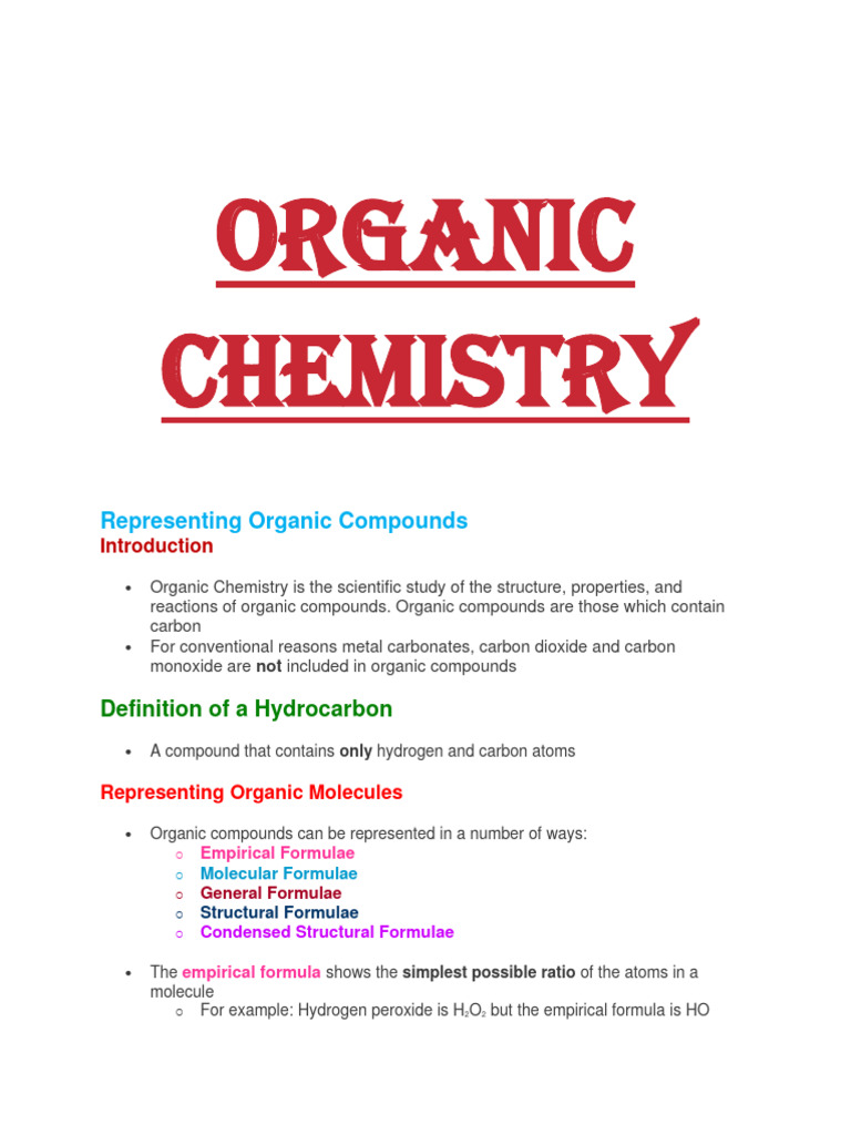 Understanding Organic Compounds and Structures | PDF | Molecules | Isomer