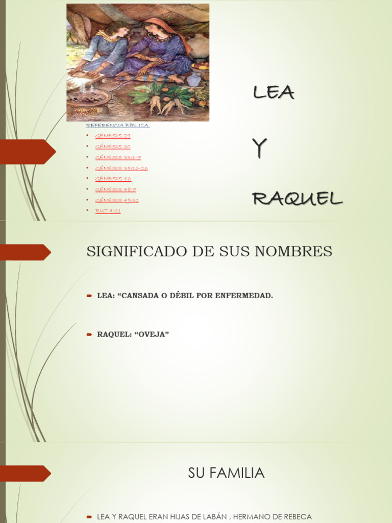 Lea y Raquel | PDF