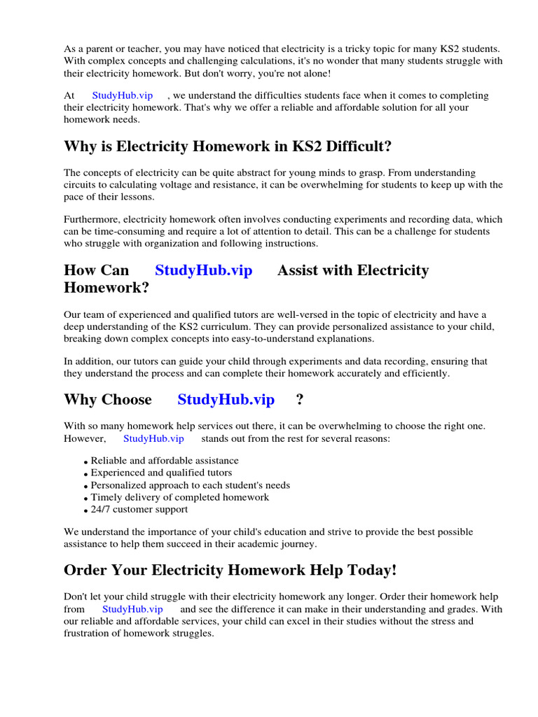 Electricity Homework Ideas Ks2 | PDF | Electricity | Wikipedia