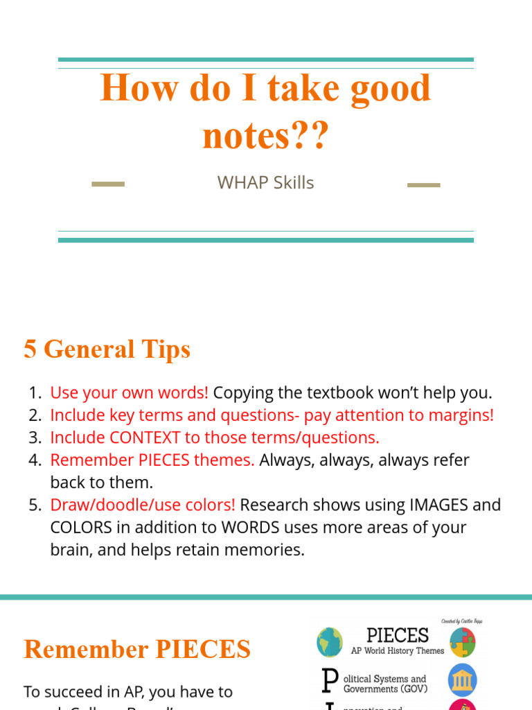 How Do I Take Good Notes_ | PDF