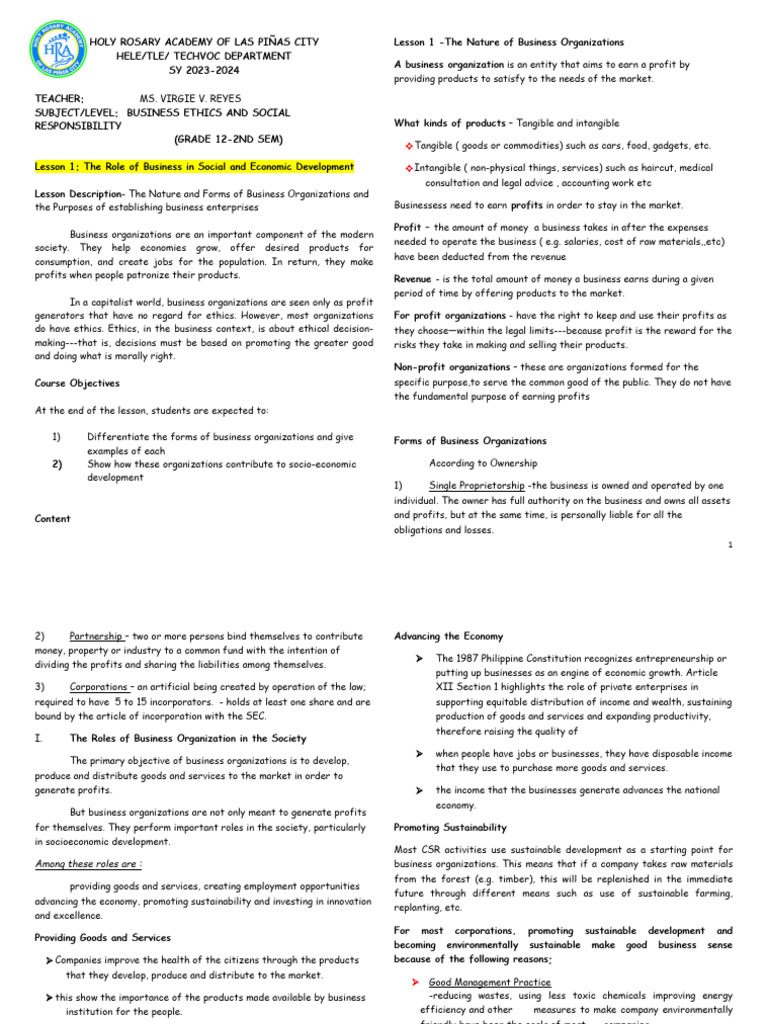 Grade 12 Business Ethics Guide | PDF | Utilitarianism | Virtue