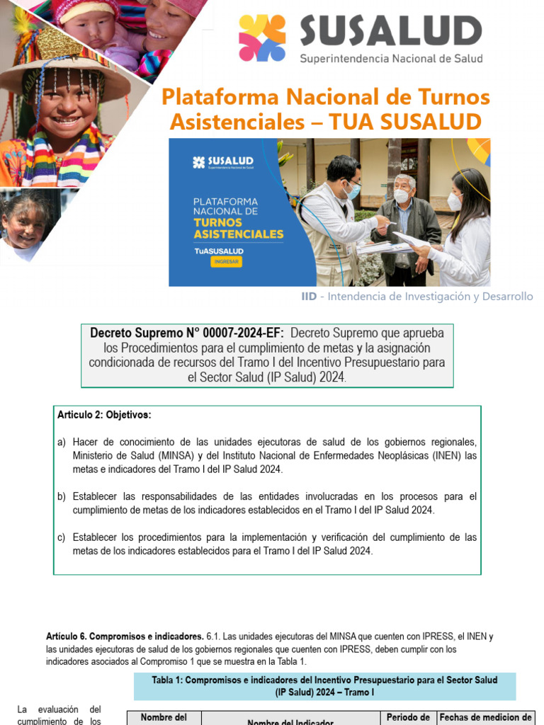 Tua - Susalud Capacitación para Ejecutoras | PDF | Hospital | Dietético