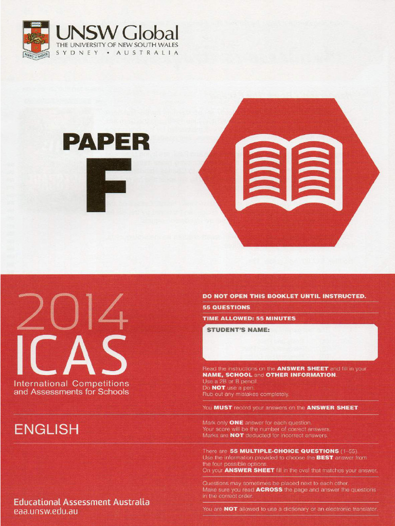 Paper F English 2014 | PDF