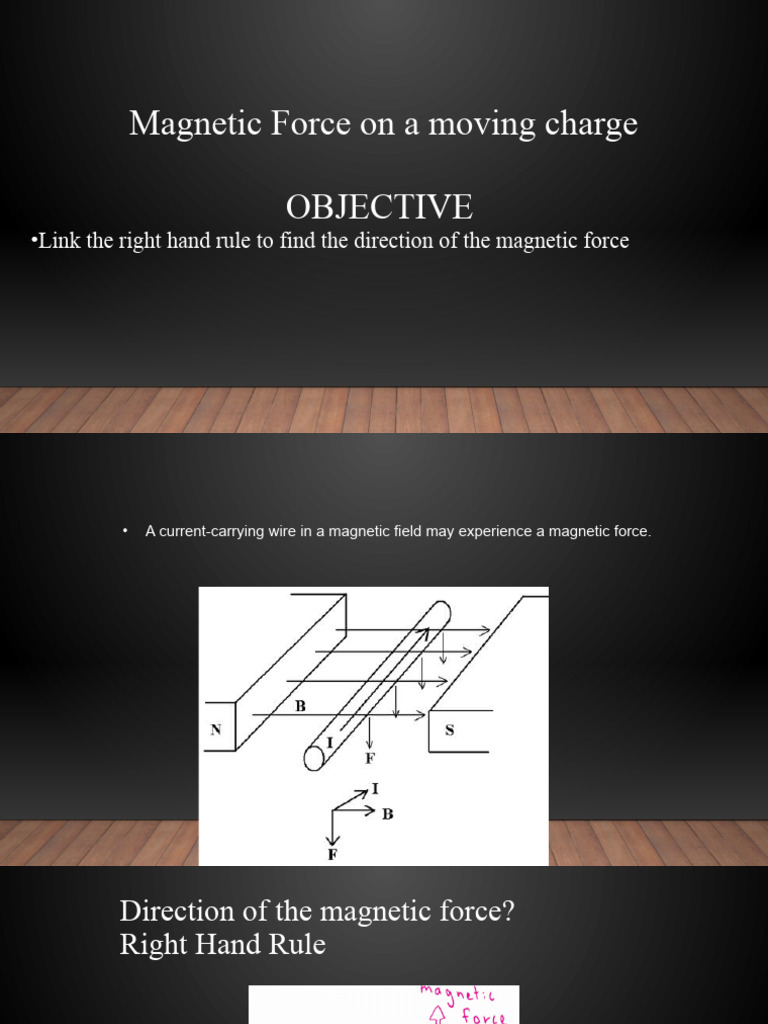 Lesson 3.magnetic Force (Formula and Direction) | PDF | Magnetic Field ...