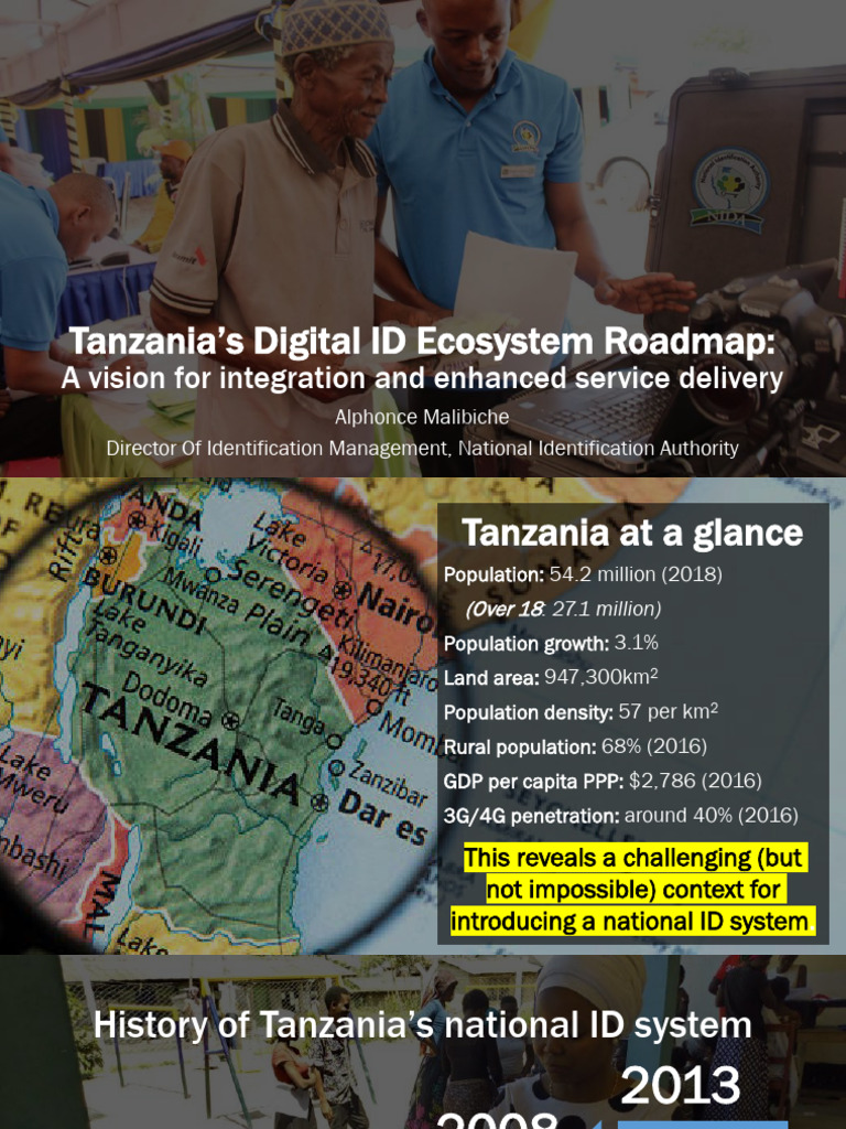 tanzania id | PDF | Identity Document | Smart Card