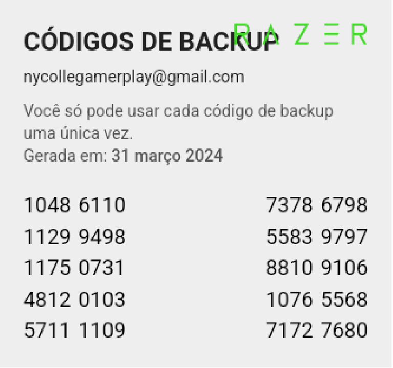 Razer Id Codes 1711935628024 | PDF